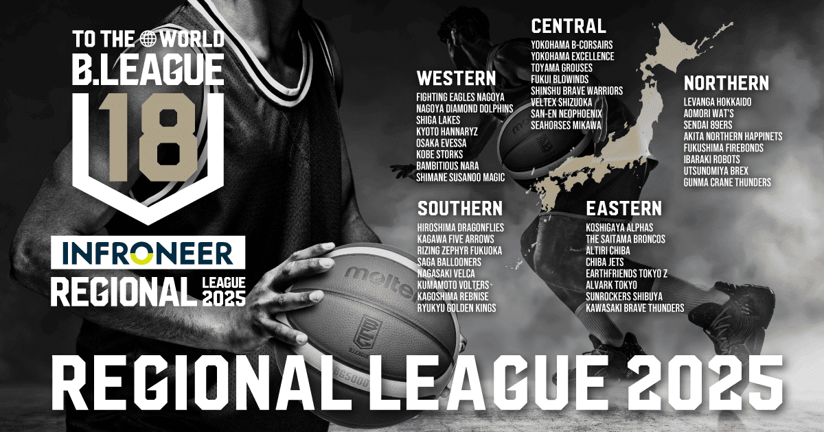 インフロニア B.LEAGUE U18 REGIONAL LEAGUE 2025 特設サイト | B.LEAGUE（Bリーグ）公式サイト